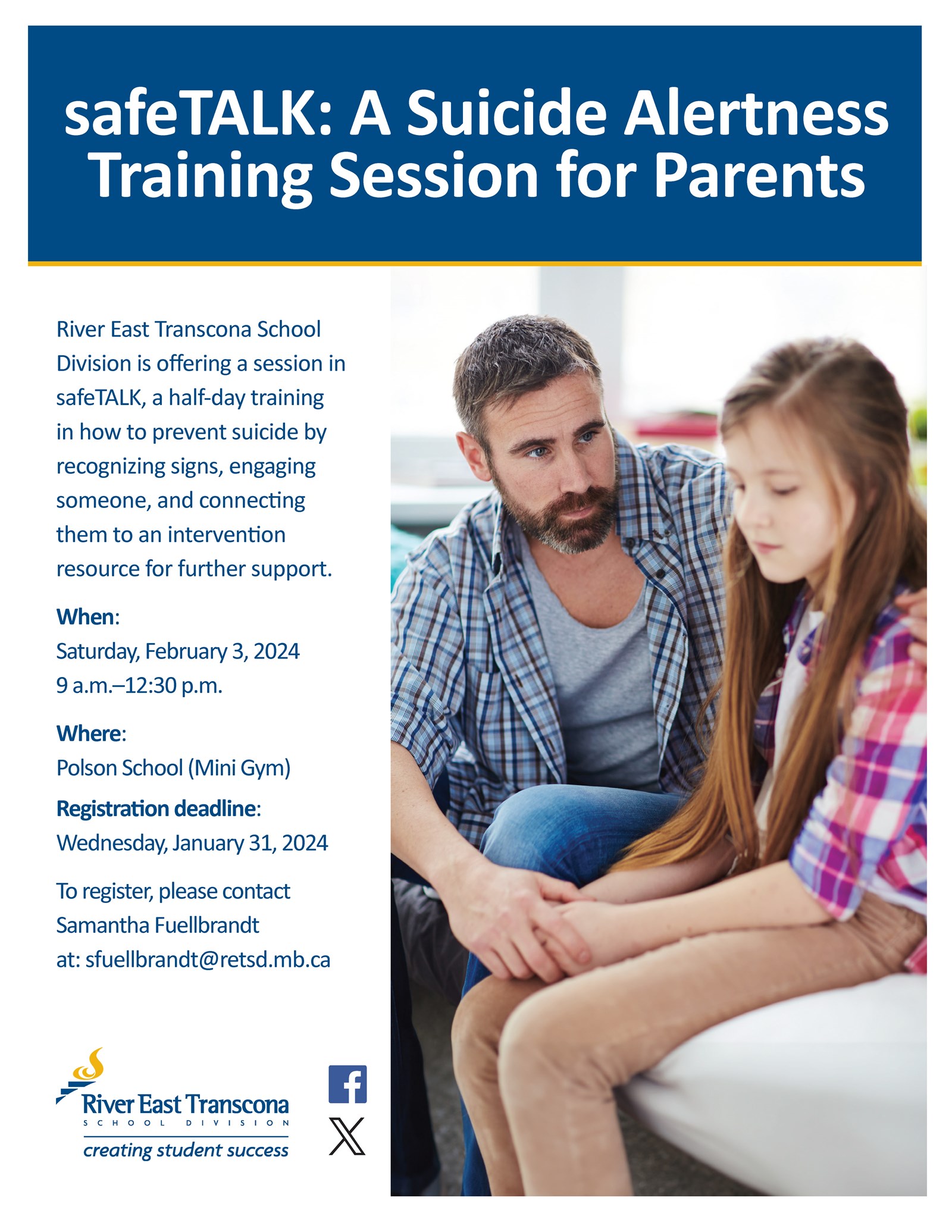 safeTALK: A Suicide Alertness Training Session for Parents